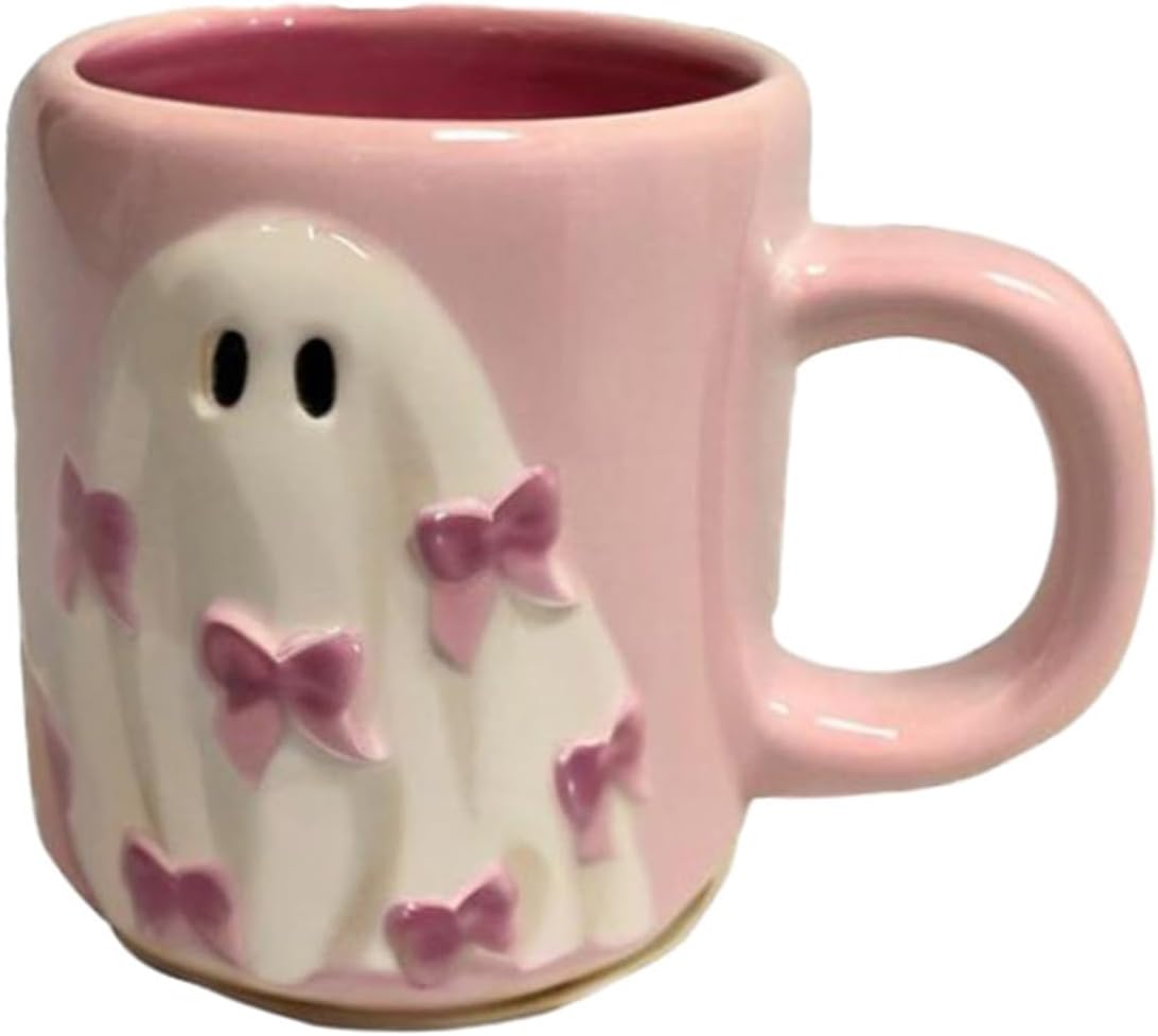 Amazon.com: Halloween Mug Novelty Ghost Mug, Cute Ceramic Coffee Cup ...