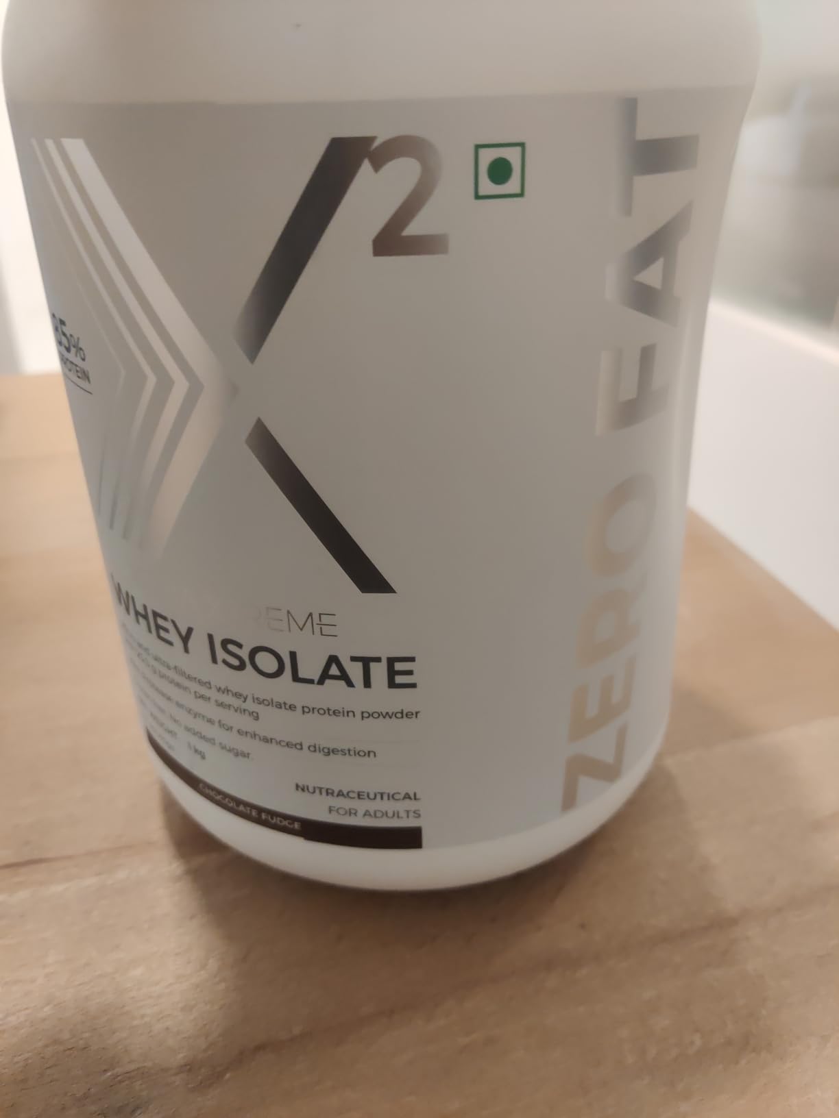 X2 Whey Protein Isolate Sachet Pack - 210g (7x30g), 85% Protein per ...