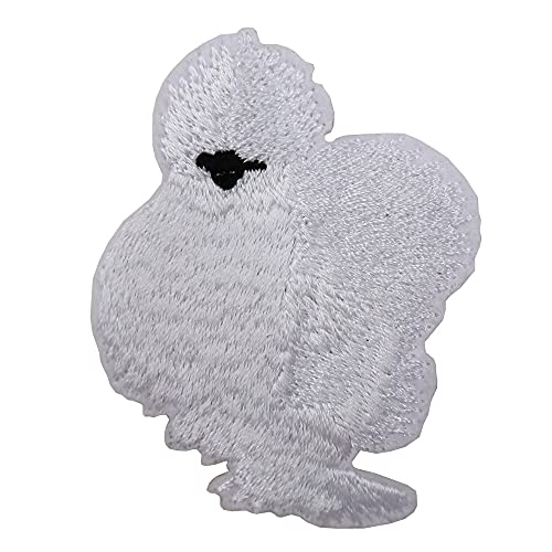Amazon.com: Silkie Chicken Embroidered Iron On Patch : Arts, Crafts ...