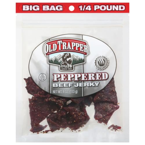 Amazon.com: Old Trapper Peppered Beef Jerky : Grocery & Gourmet Food