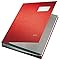 Leitz Expandable Signature Book with 20 Card Dividers, A4, Red ...
