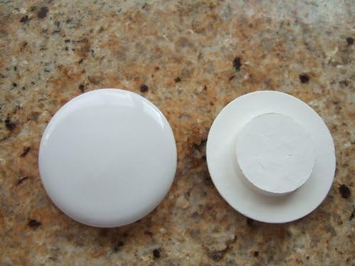 White Ceramic Tap Hole Blank Cover Stopper : Amazon.co.uk: DIY & Tools