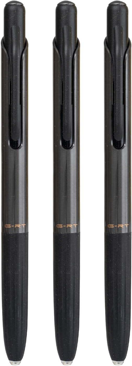 Pentonic 0.7mm G-RT Retractable Gel Pen | Black Ink | Set of 10 ...