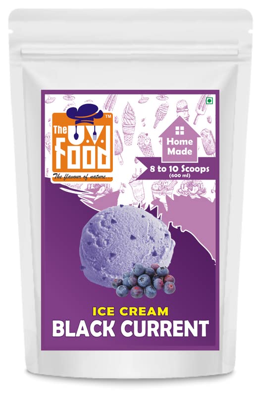 The U.V. FOOD Instant Mix/Premix Black Current Ice Cream Mix Powder ...