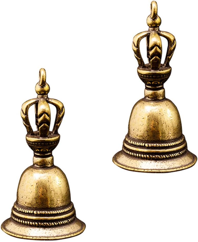 Milisten Mini Handglocke Messing Vintage Glöckchen: Kupfer Glocke DIY ...