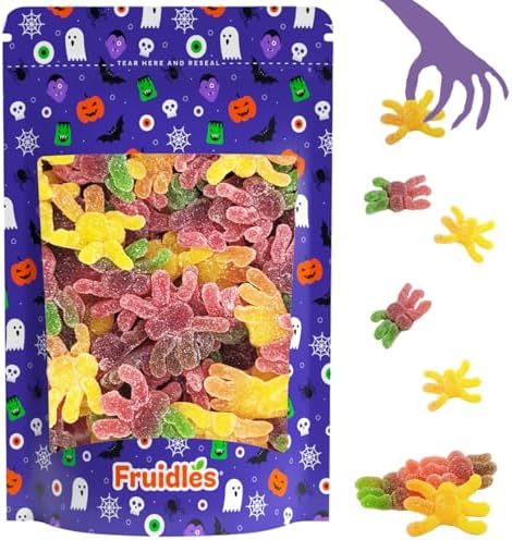 Amazon.com : Fruidles Halloween Hair Spiders Gummies, Fun And Festive ...