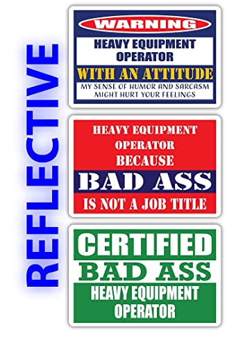 Best Heavy Equipment Operator Decals