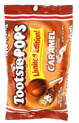 Amazon.com : Tootsie Roll Limited Edition Tootsie Pops Caramel - 6 Oz ...