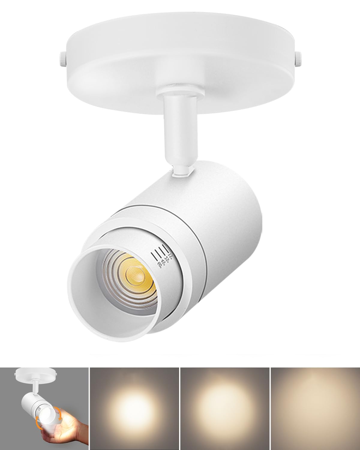 TuyuBEE Zoomable LED Ceiling Spot Lights Indoor Adjustable Ceiling ...