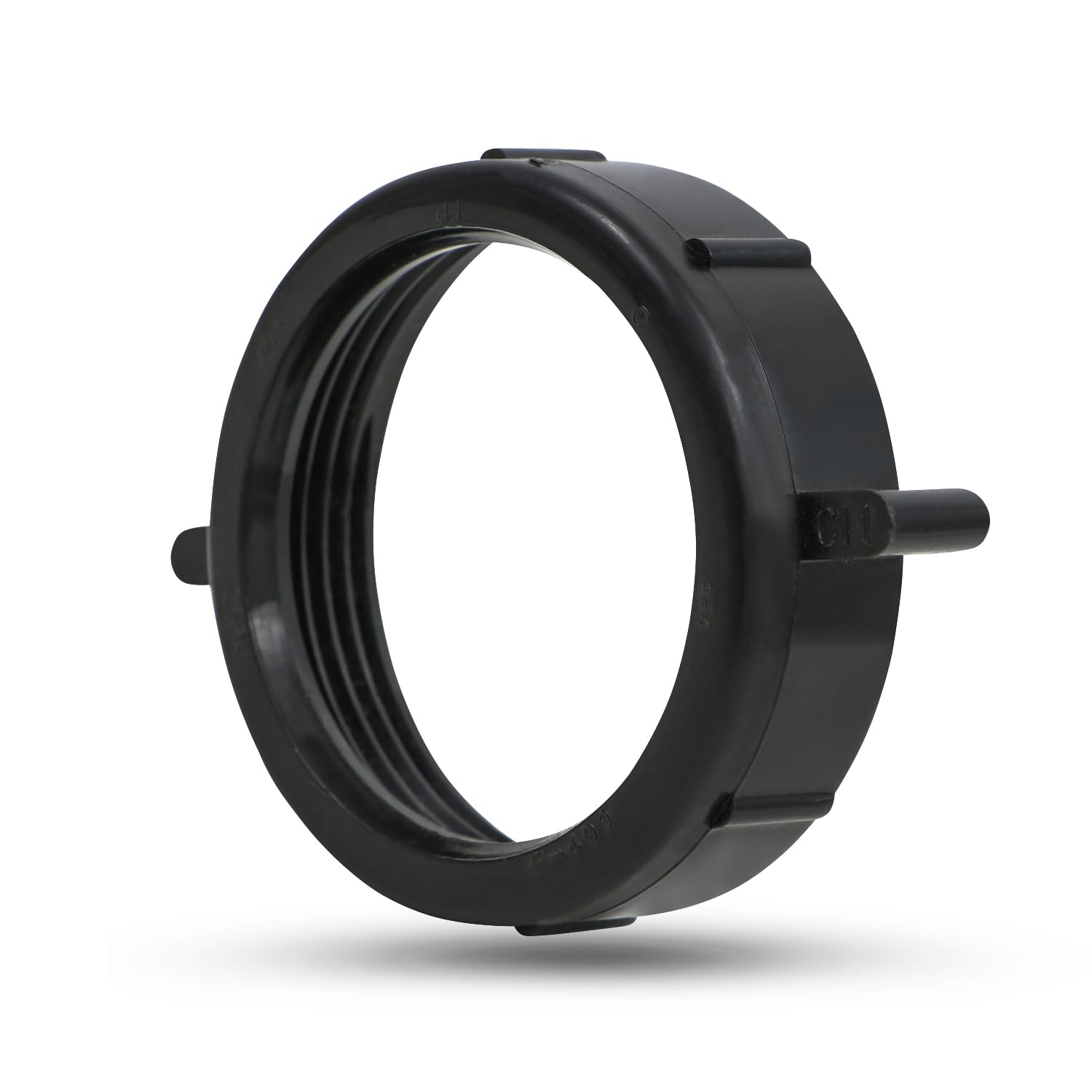 Snapklik.com : HIGHCRAFT Plastic Slip Joint Nut 1-1/4" Black