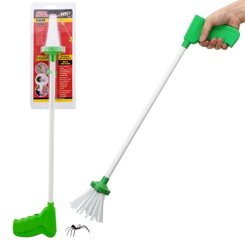 65cm Spider Catcher - Humane Insects Bugs Reach Home Grabber Trap Easy ...