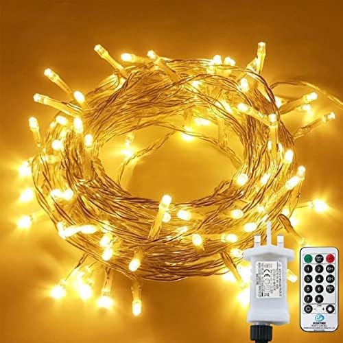 Lezonic Fairy Lights Plug in Waterproof, 15M 120 LED String Lights ...