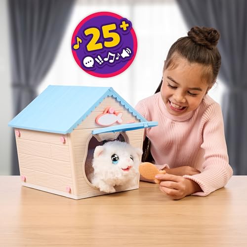 Little Live Pets My Kitty's Home | Interactive Plush Toy Kitten & House ...