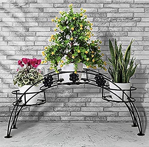 Green Gardenia Iron 3 Tier Pot Stand/Pot Stand- Black : Amazon.in ...