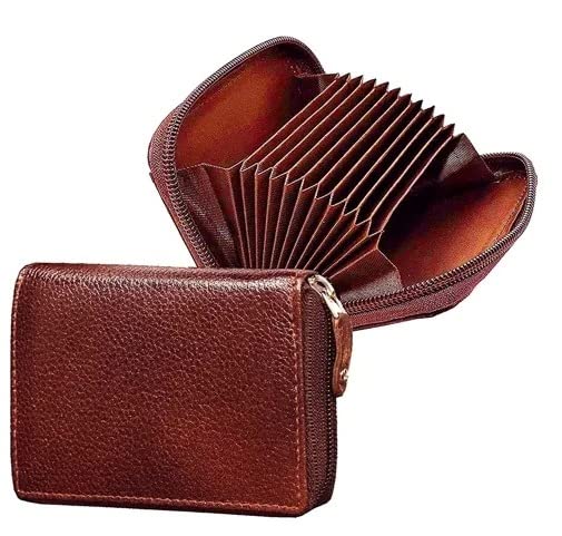 Buy STOCKZONE 9 Slot PU Leather Credit Debit Card Holder Wallet Money ...