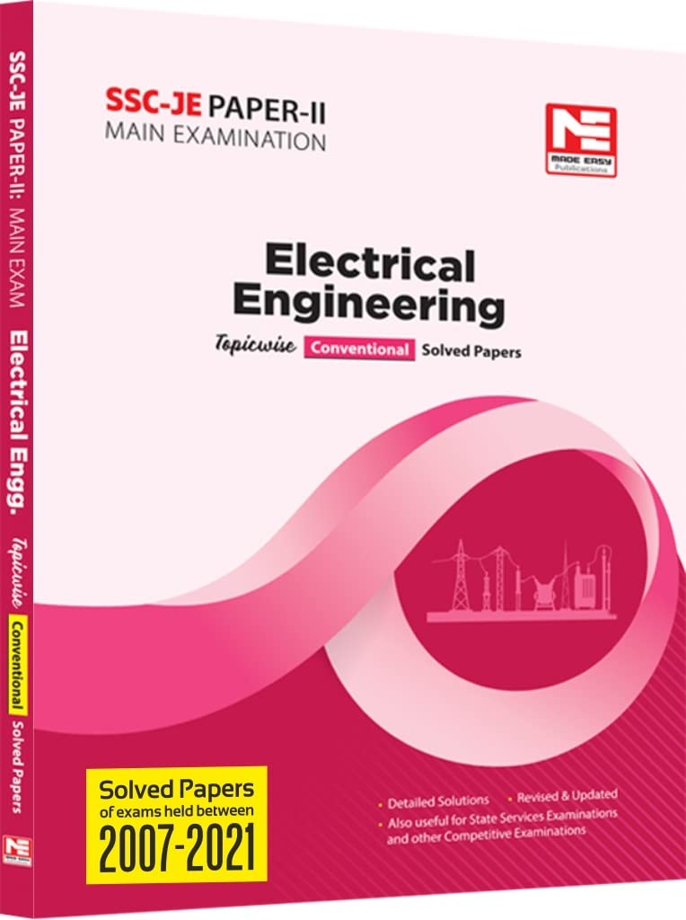 Buy SSC : JE Electrical Engineering(2021) - Previous Year Conventional ...