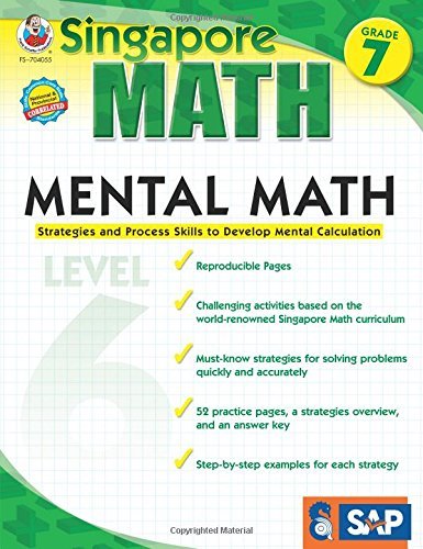 Mental Math, Grade 7: Strategies and Process Skills to Develop Mental ...