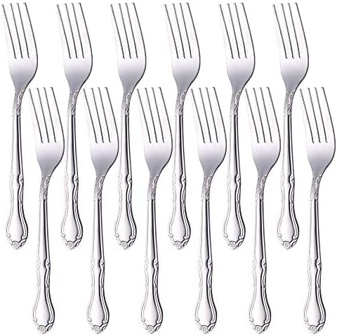 Amazon.com: New Star Foodservice Rose Pattern, Stainless Steel (Dinner ...