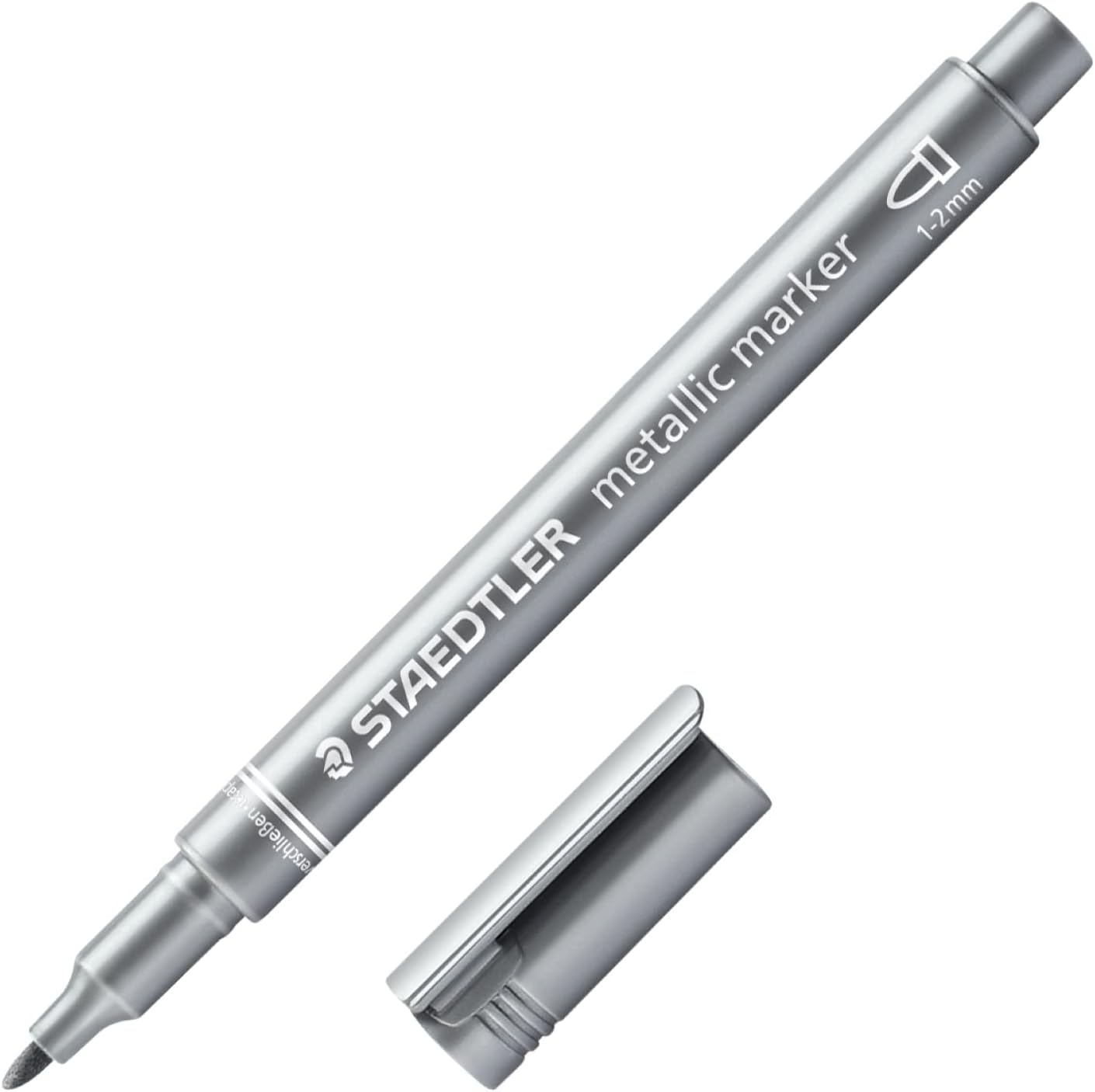 Staedtler Metallic Marker - Silver (Pack of 10) : Amazon.co.uk ...