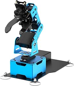 Amazon.com: HIWONDER Raspberry Pi 5 AI Vision Robotic Arm 5 DOF Mini ...