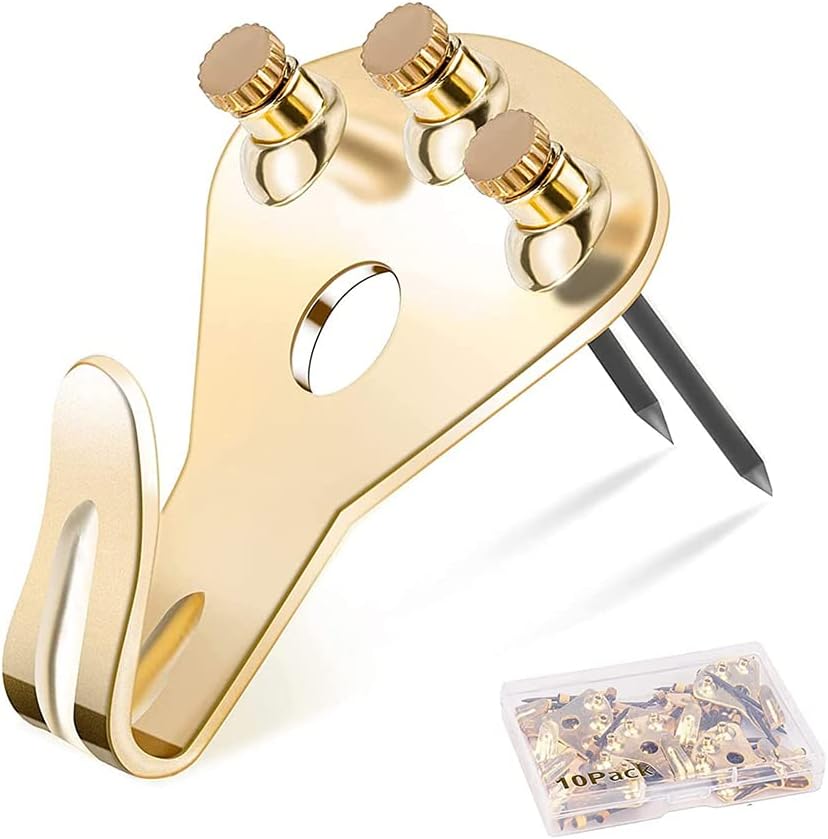 ANCIRS 100 lbs Picture Frame Hangers Hooks with Nails, Heavy Duty ...