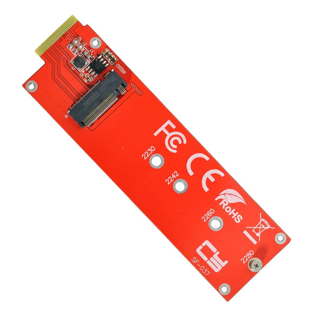 Buy chenyangCY M-Key 4X NVMe NGFF SSD Host Adapter to Ruler 1U GEN-Z ...