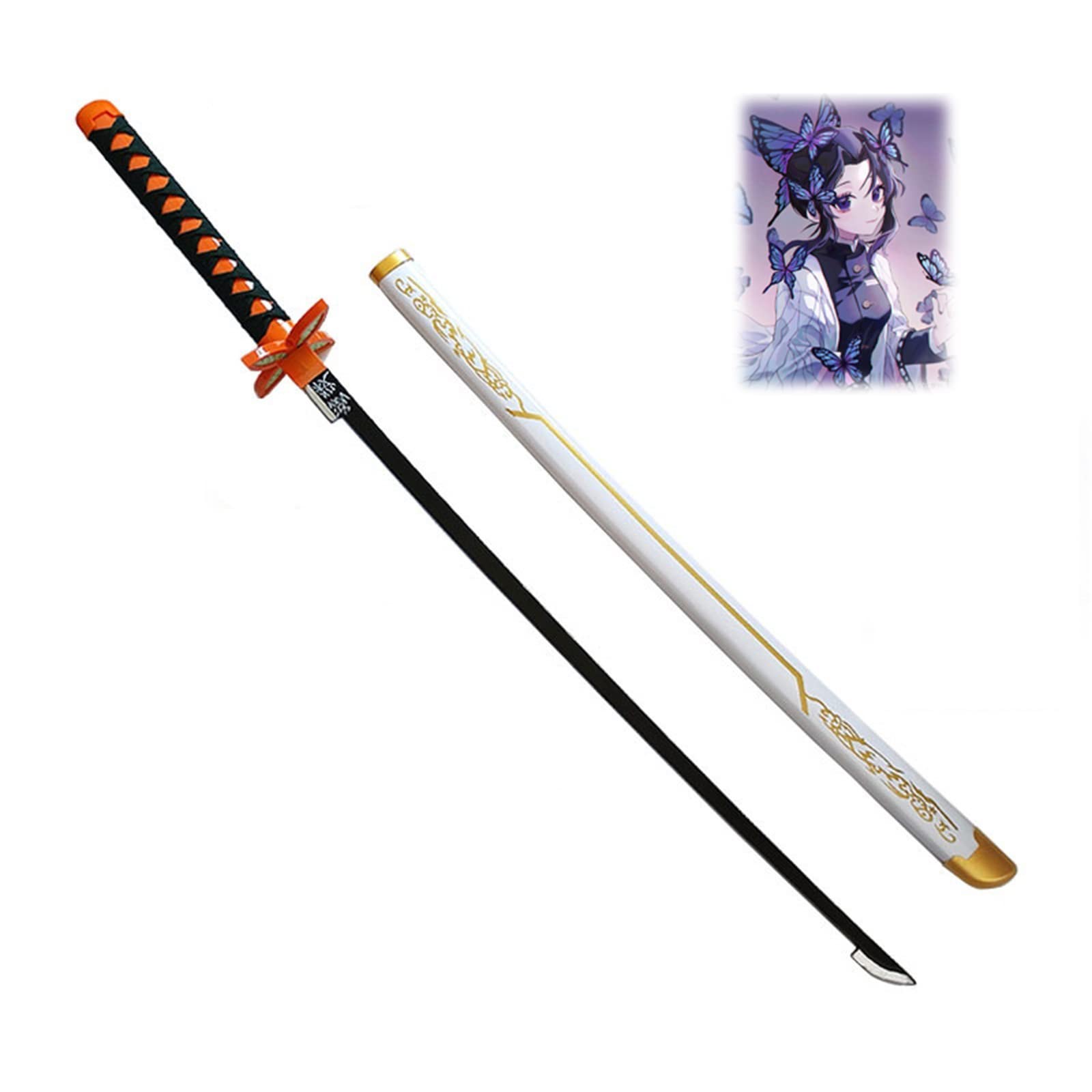 Dcrtiv Weapon For Demon Of Slayer Wooden Sword Kanroji Mitsuri ...