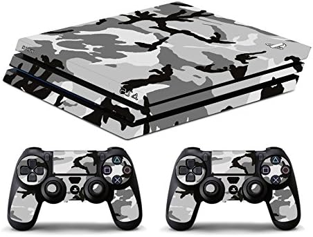 Amazon.com: Skin Ps4 PRO - Camouflage Snow - Limited Edition Decal ...