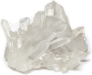 Amas de Quartz, Géode Druse Cristal de Roche pour Rechargement Lithothérapie, Minéraux ...