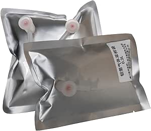 Gas Sampling Bags with Double Valves, Aluminum Foil Air Sample Bags for ...
