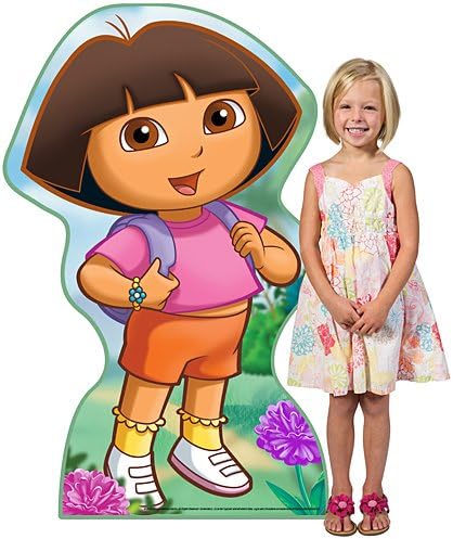 Amazon.com: 4 ft. 7 in. Dora The Explorer Standee Standup Photo Booth ...