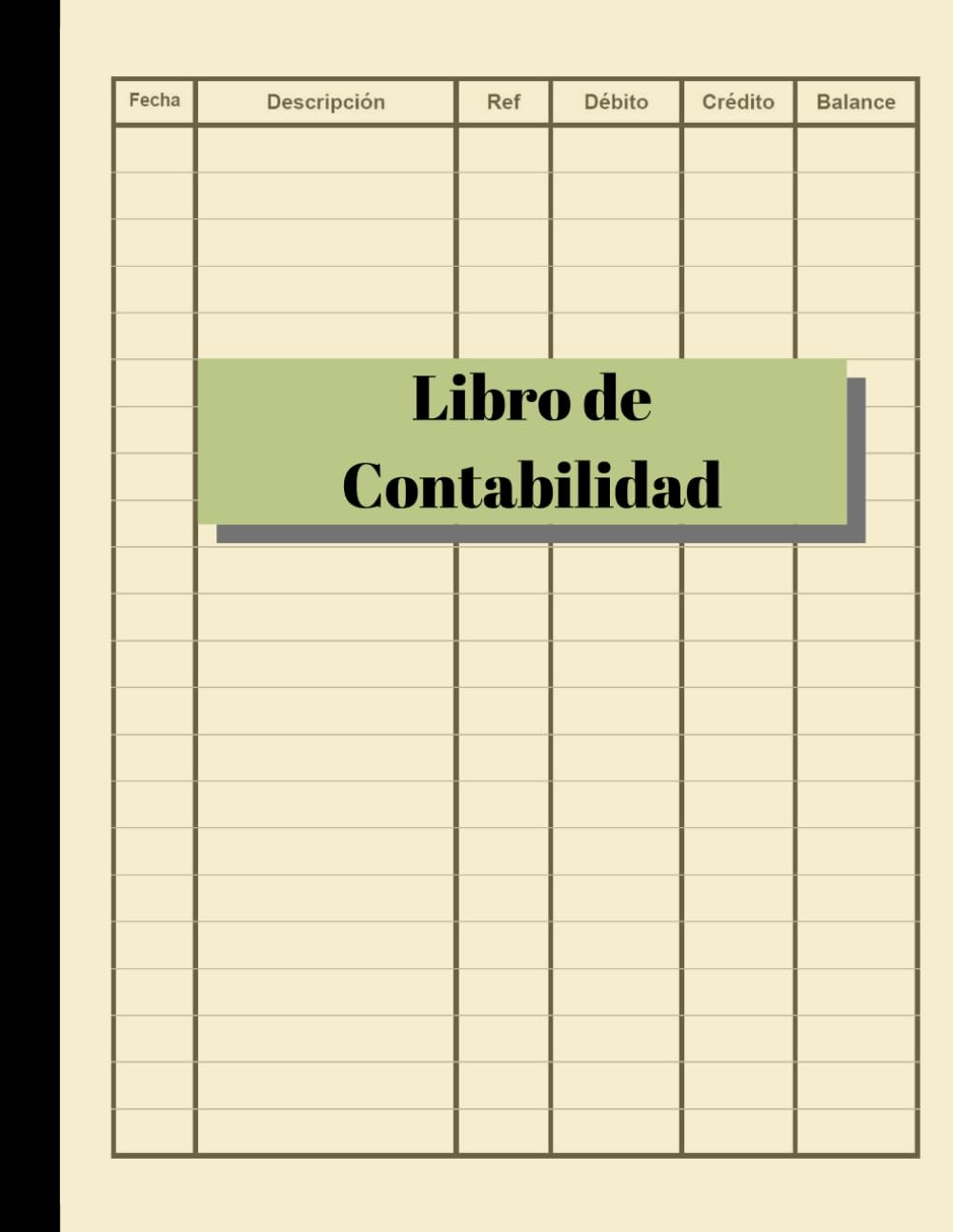 Libro de Contabilidad: Libro Mayor Simple | Libro de caja Cuentas ...