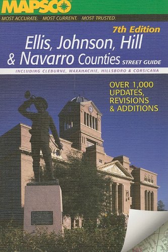 MAPSCO Ellis, Johnson, Hill & Navarro TX Counties: Street Guide ...