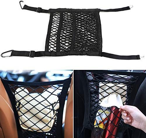Amazon.com: Che Yuefu 3-Layer Car Mesh Organizer, Seat Back Net Bag ...