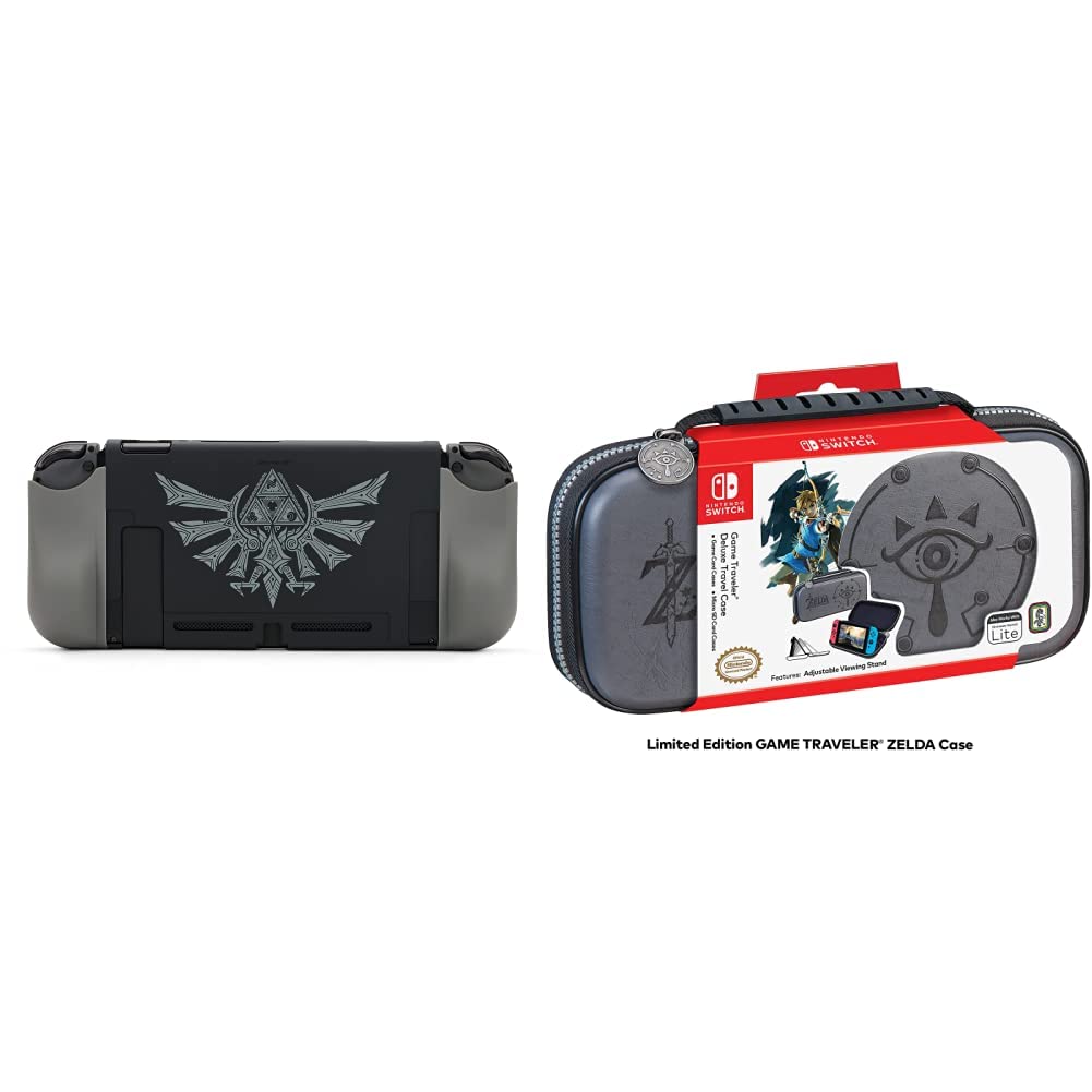 Amazon.com: PowerA Console Shield for Nintendo Switch - Silver Hyrule ...