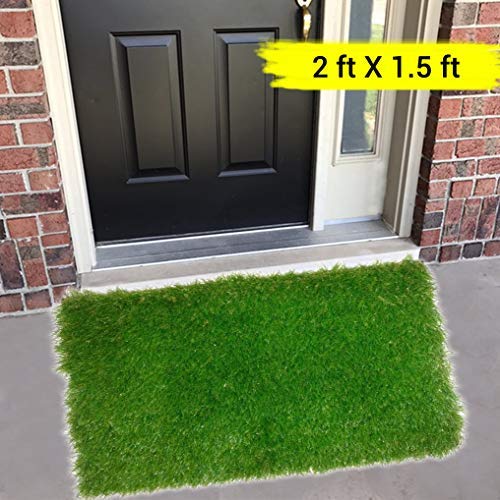 TIED RIBBONS High Density Artificial Lawn/Turf Grass mat for Balcony ...