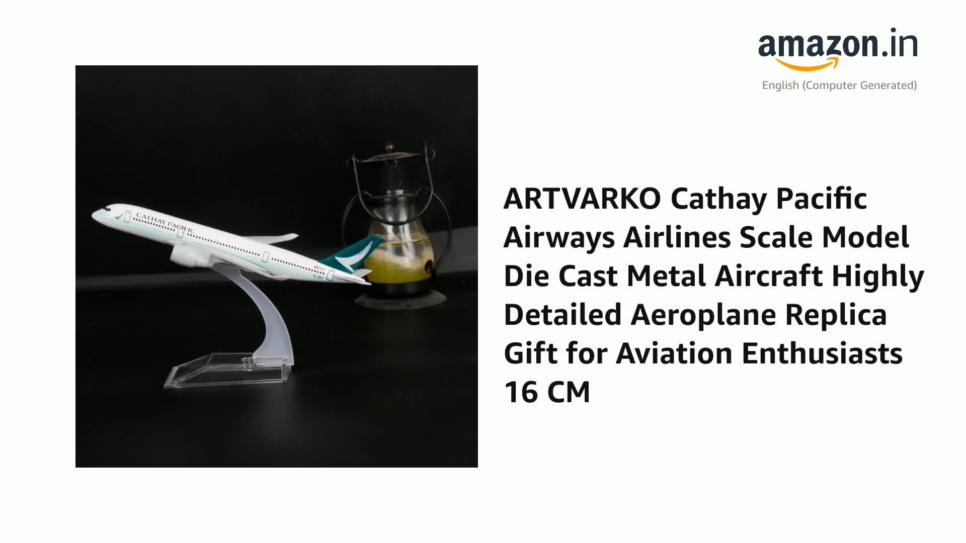 Watch ARTVARKO Cathay Pacific Airways Airlines Scale Model Die Cast ...