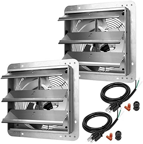 Amazon.com: iLiving 12-Inch Wall Mounted Exhaust Fan with Variable ...