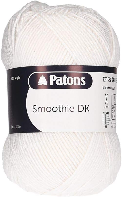 Patons Knitting Yarn, Acrylic, White, One Size : Amazon.co.uk: Home ...