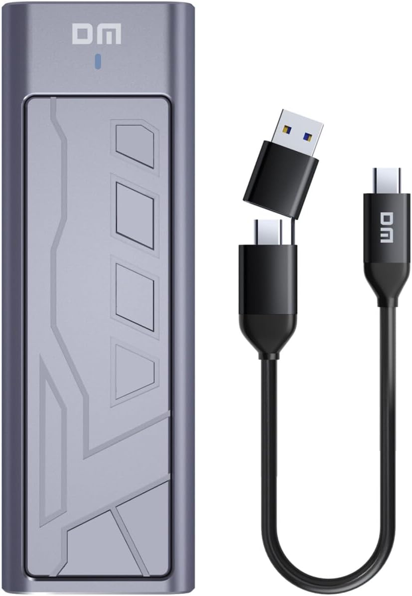 DM HD2000 USB 3.2 Gen 2 Type-C 20Gbps PCIe SATA M.2 NVMe NGFF SSD Disk ...