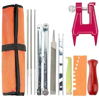 Chainsaw Sharpener File Kit, Chainsaw Field Sharpening Kit for ...