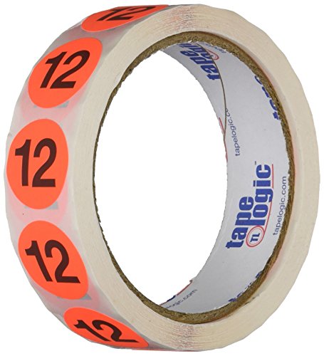 Amazon.com: RetailSource DL6764x1 1" Circle -"12", (Fluorescent Red ...