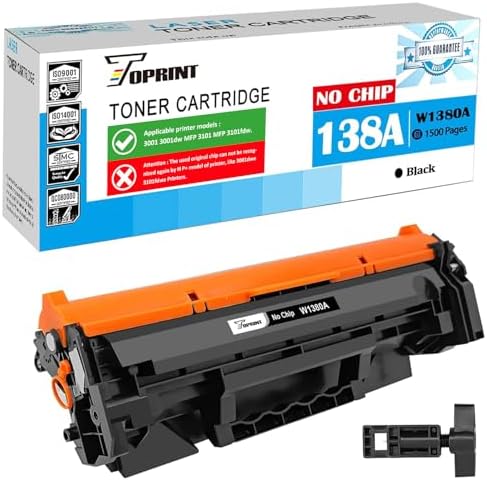 Amazon.com: [ Without Chip, with Tools ] Compatible 138X W1380X ( 138A ...