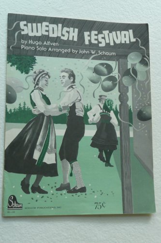 Amazon.com: Swedish Festival Piano Solo Vintage Sheet Music (1982 ...