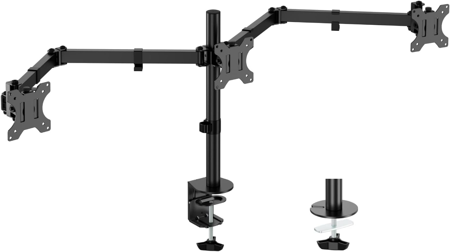 Amazon.com: UPGRAVITY Triple Monitor Desk Mount,Three Monitors Stand ...
