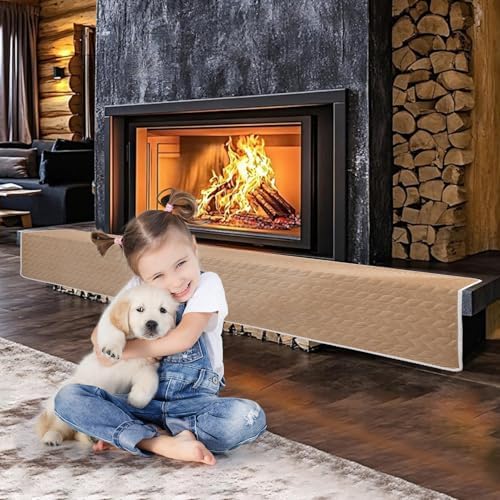 Amazon.com : Cardinal Gates KE Metal Backed Hearth Guard - Fireplace ...
