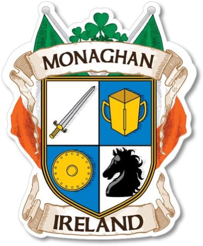 Amazon.com: Monaghan County Ireland Irish Car Bumper Sticker/Decal ...