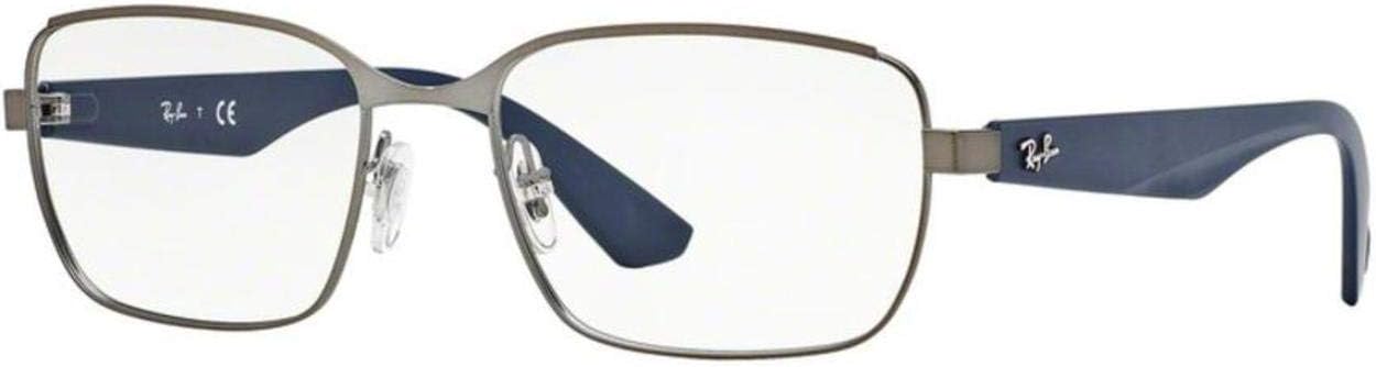 Amazon.com: Ray Ban RX6308 Eyeglasses-2620 Matte Gunmetal-53mm ...