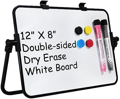 Amazon.com : AllAreN Small White Board 12"x8", Mini Magnetic Dry Erase ...