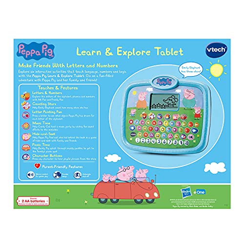 Snapklik.com : VTech Peppa Pig Learn And Explore Tablet